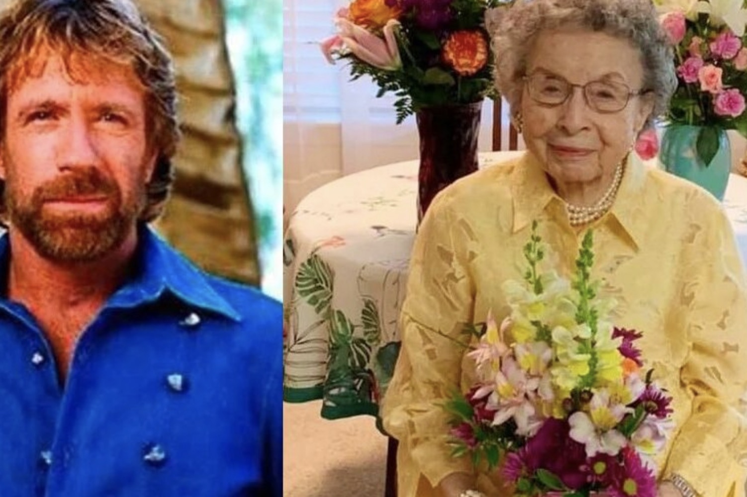 Chuck Norris’ mother, who worked the night shift to lift her three sons ...