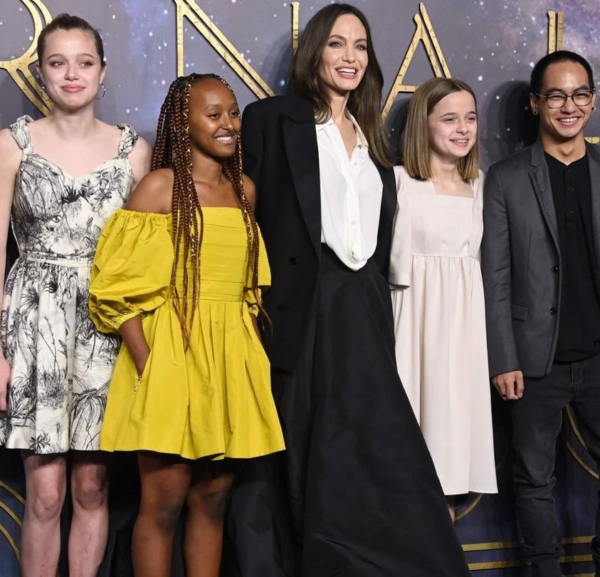 Fresh photos of Angelina Jolie with her children have appeared on the ...