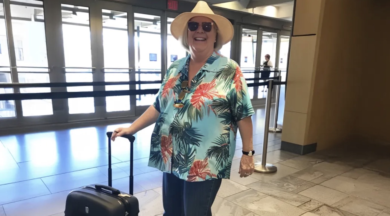 My mother-in-law secretly joined us on our wedding anniversary getaway ...