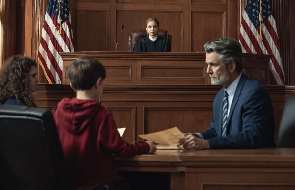 Facing the judge, I fought back tears while my ex-husband’s attorney ...